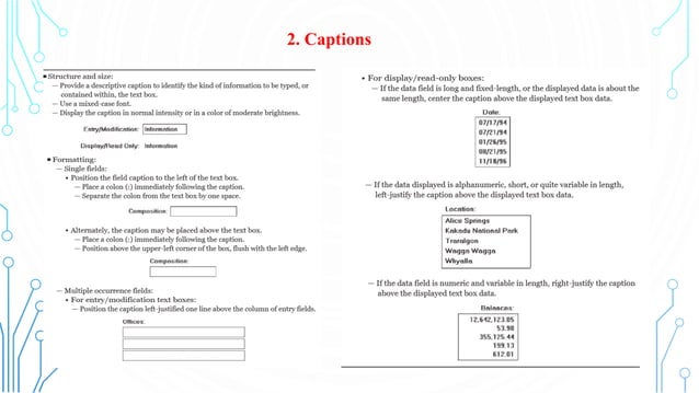 User Interface Design Module 5 screen based controls | PDF