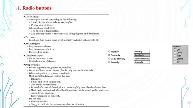 User Interface Design Module 5 screen based controls | PDF