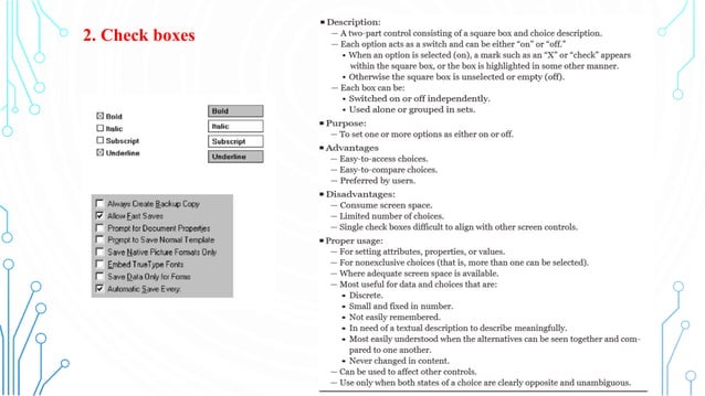 User Interface Design Module 5 screen based controls | PDF