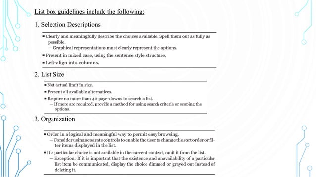 User Interface Design Module 5 screen based controls | PDF