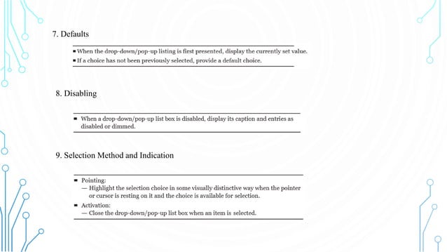 User Interface Design Module 5 screen based controls | PDF