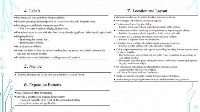 User Interface Design Module 5 screen based controls | PDF