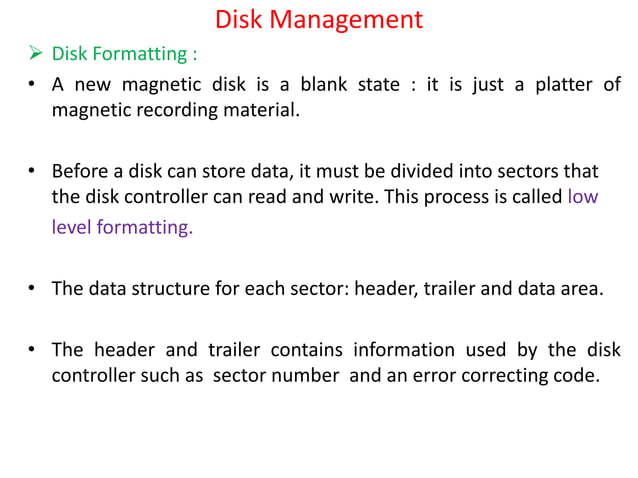 Module5 secondary storage | PPT