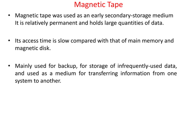 Module5 secondary storage | PPT