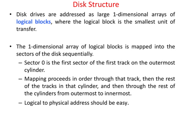 Module5 secondary storage | PPT