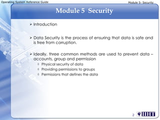 Module 5 Security Ppt