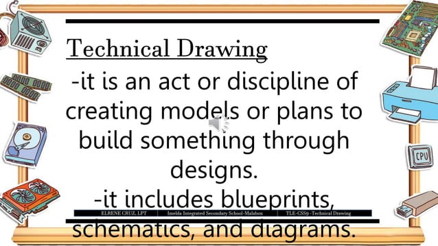 TLE9:ICT Module 5-Technical Drawing.pptx | Drawing and Sketching | Arts ...