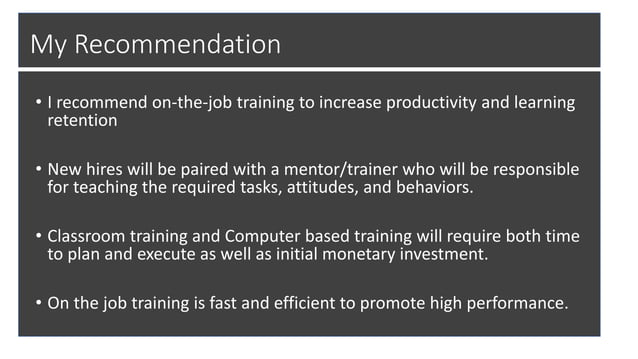 Employee Training | PPTX