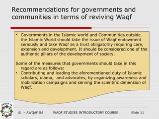 Lesson 5 - Waqf Studies | PPT