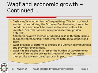 Lesson 5 - Waqf Studies | PPT
