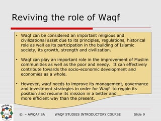 Lesson 5 - Waqf Studies | PPT