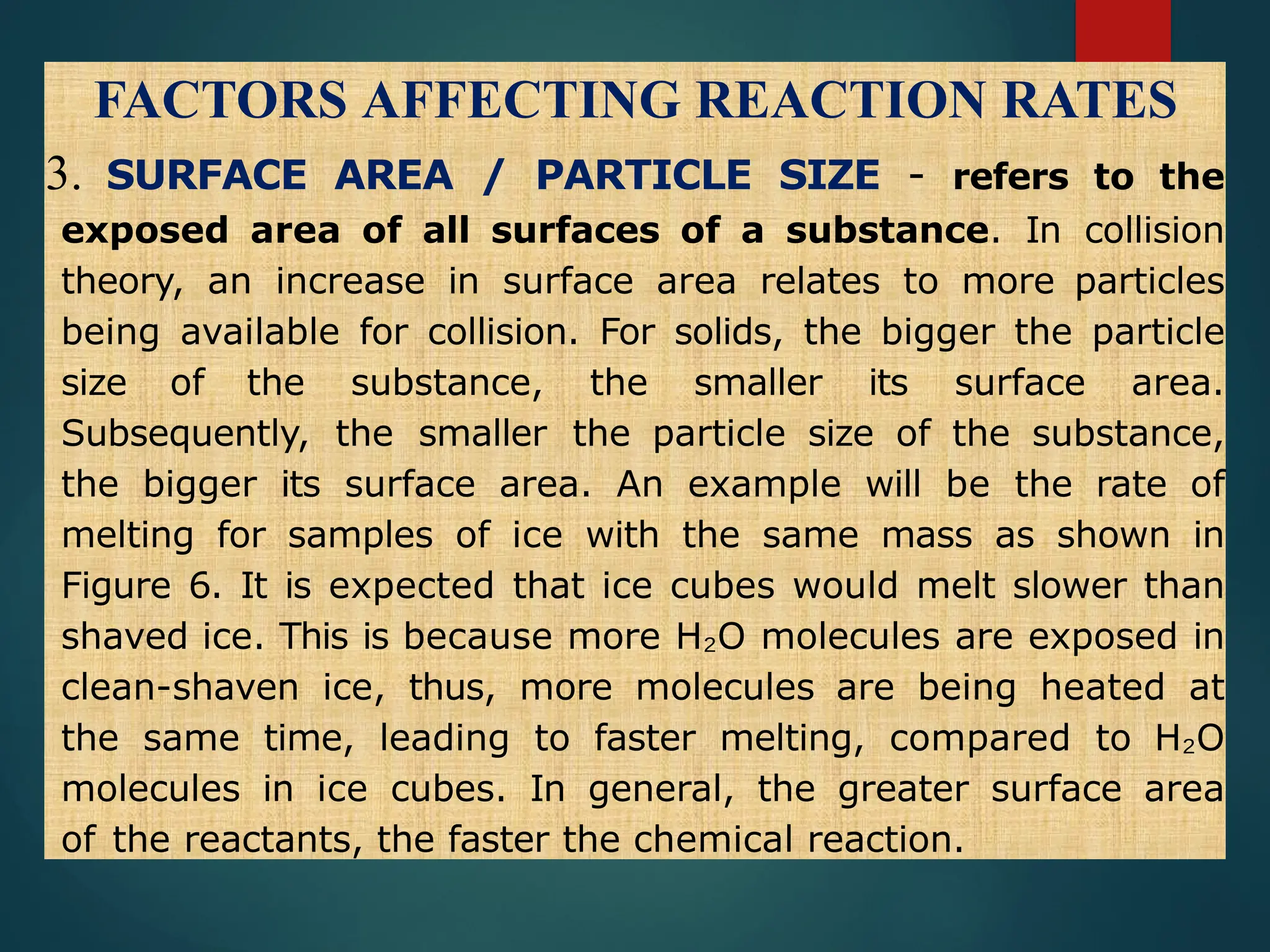 THE SIMPLE COLLISION THEORY AND RATE OF CHEMICAL REACTIONS | PPTX