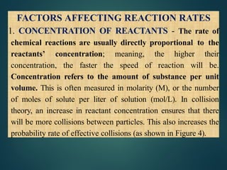 THE SIMPLE COLLISION THEORY AND RATE OF CHEMICAL REACTIONS | PPTX