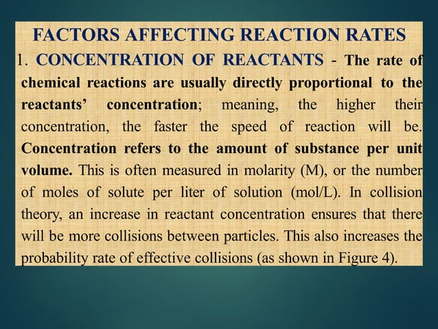 THE SIMPLE COLLISION THEORY AND RATE OF CHEMICAL REACTIONS | PPTX