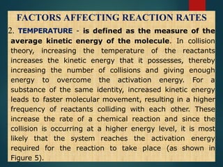 THE SIMPLE COLLISION THEORY AND RATE OF CHEMICAL REACTIONS | PPTX