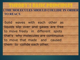 THE SIMPLE COLLISION THEORY AND RATE OF CHEMICAL REACTIONS | PPTX