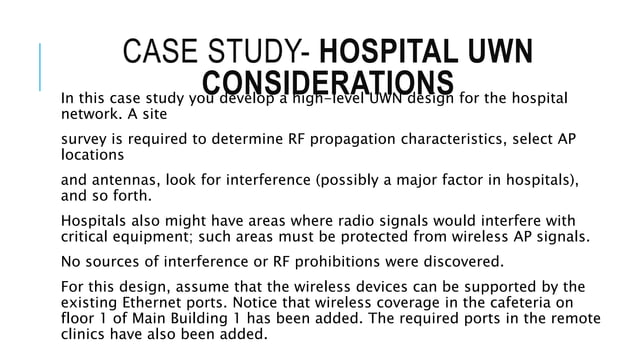 Module 5 Wireless Network Design Considerations Pptx Computer Networking Computing