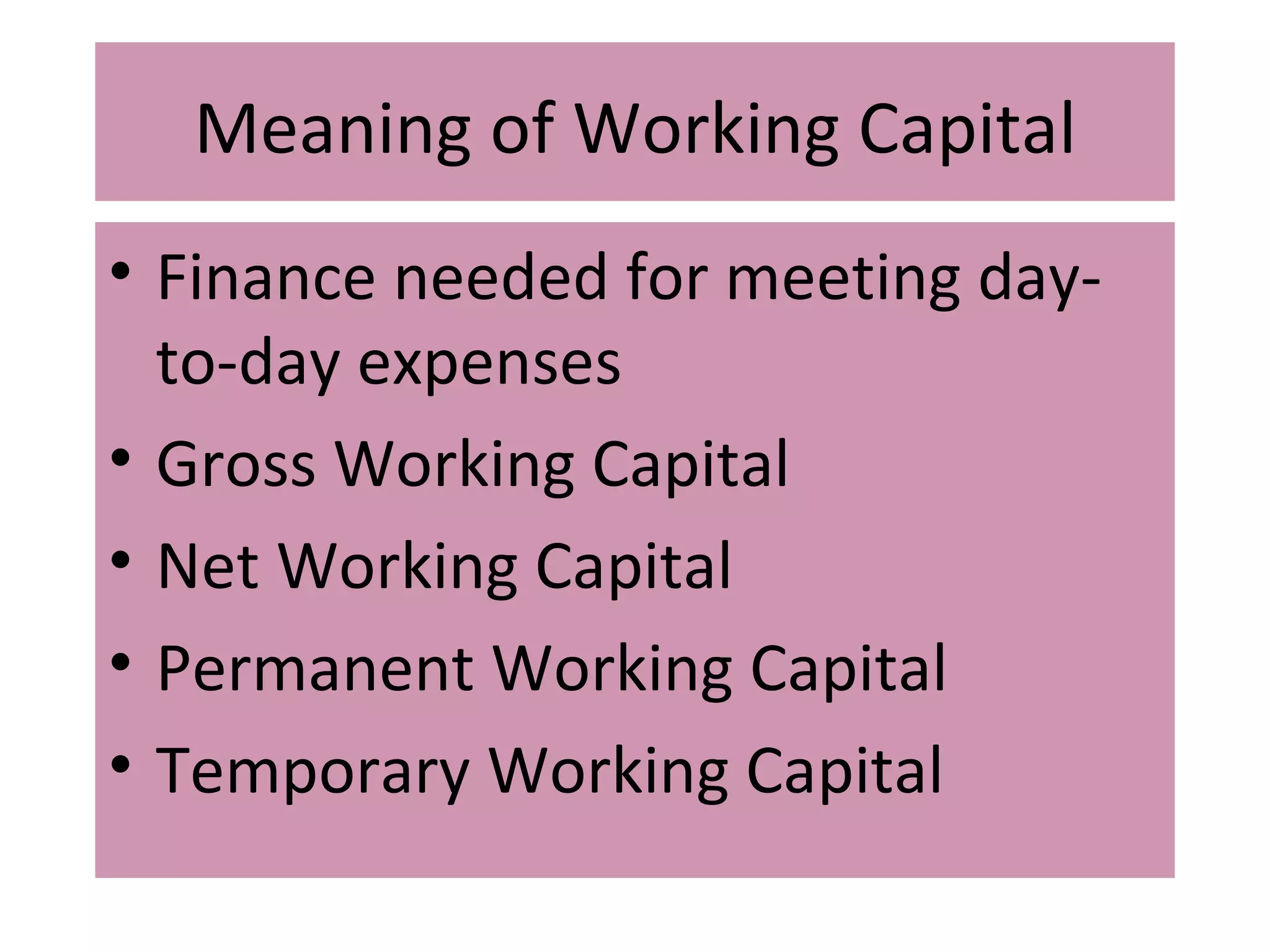 Working Capital Management-B.V.Raghunandan | PPT