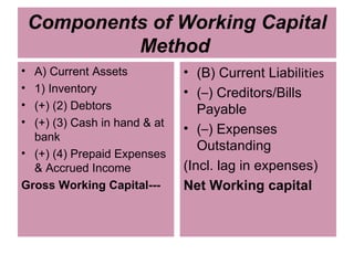 Working Capital Management-B.V.Raghunandan | PPT