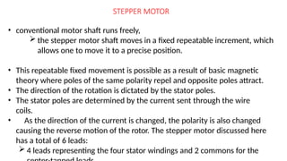 module 5_17.2 stepper motor copy microcontrollerpptx | PPTX