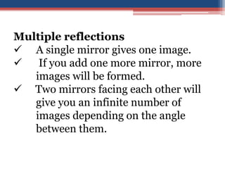 Module 59 60 images formed by reflection and refraction of light in ...