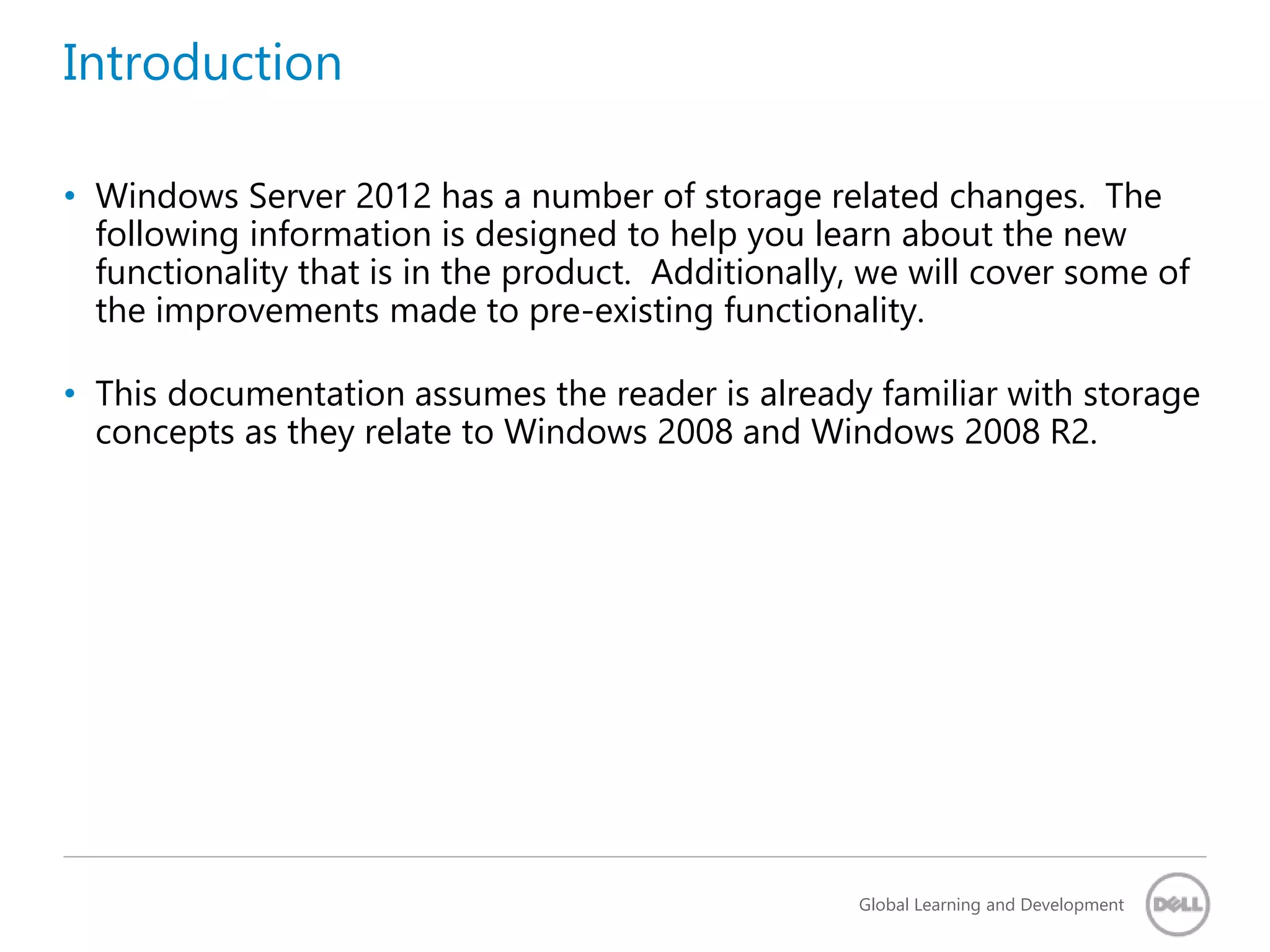 Module 5a - Storage -Storage System Features.pptx | Data Storage and Warehousing | Computing