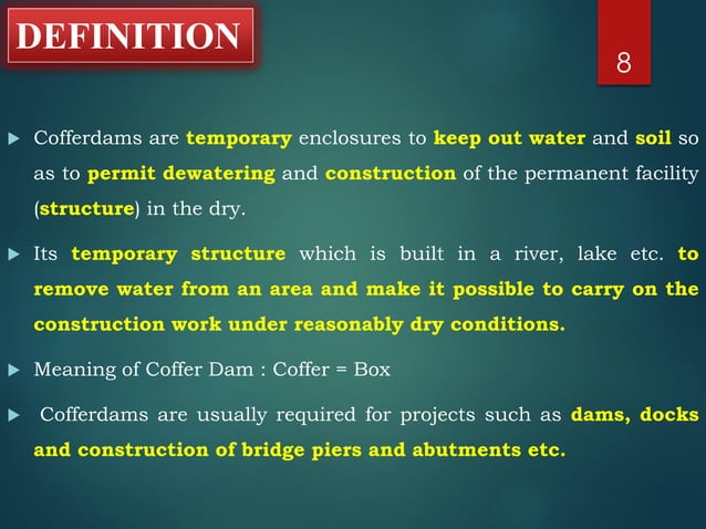 BCT- Module 5 a coffer-dam (Part_2) | PDF