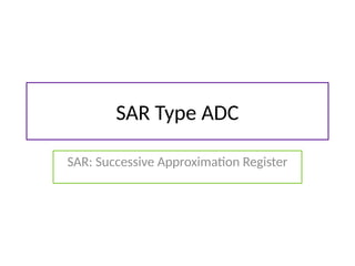 Module 5 ADC.pptx r2r dac adc and other components | PPT