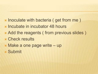 Module5b biochemicalactivitiesforthelab-120620065407-phpapp02 | PPT