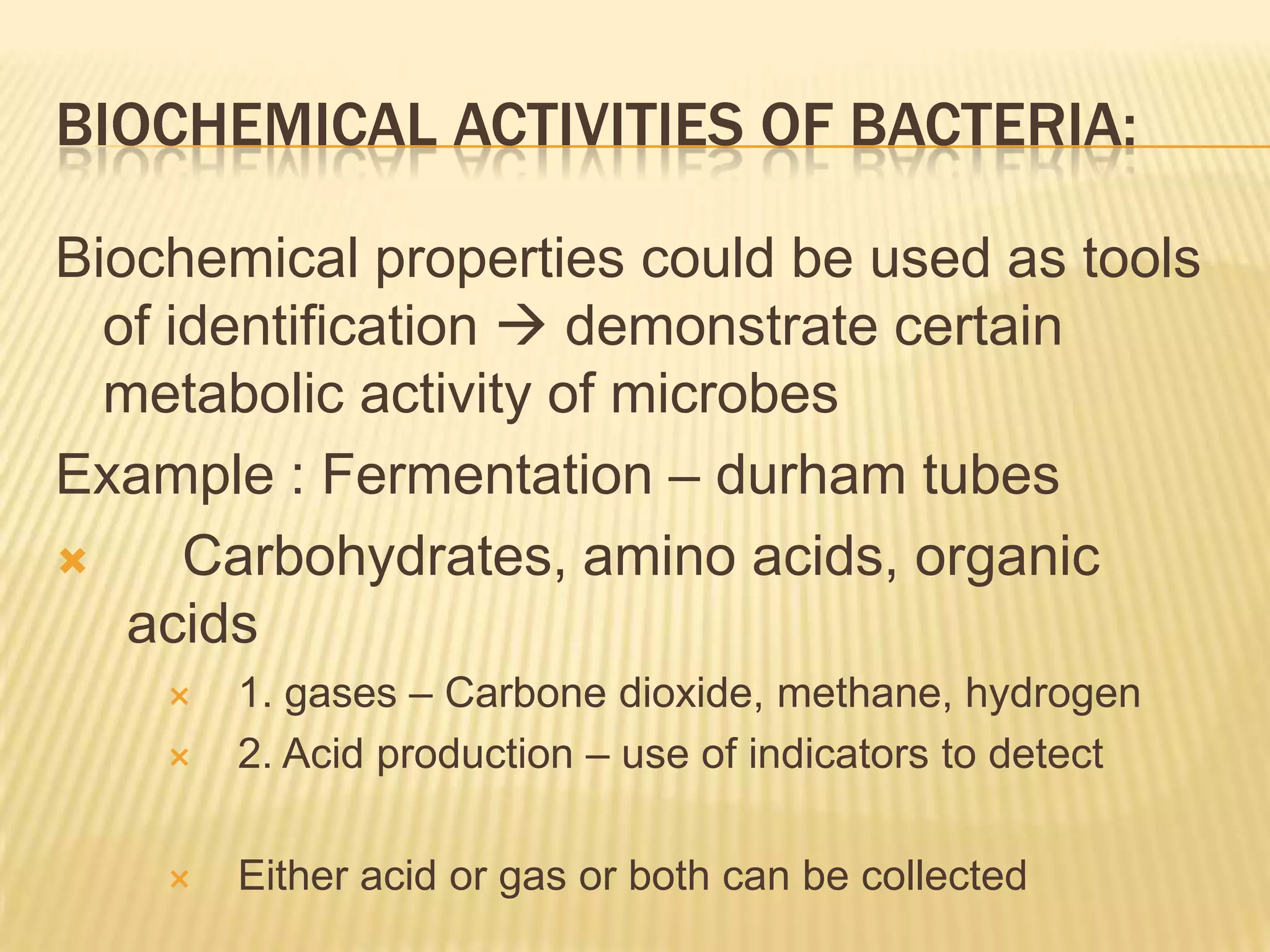 Module 5b biochemical activities for the lab | PPTX