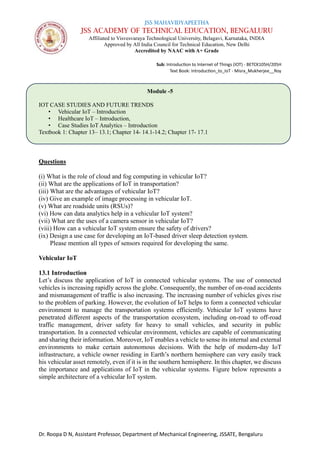Module 5_BETCK105H_Introduction to IoT.pdf | Cloud Computing | Internet