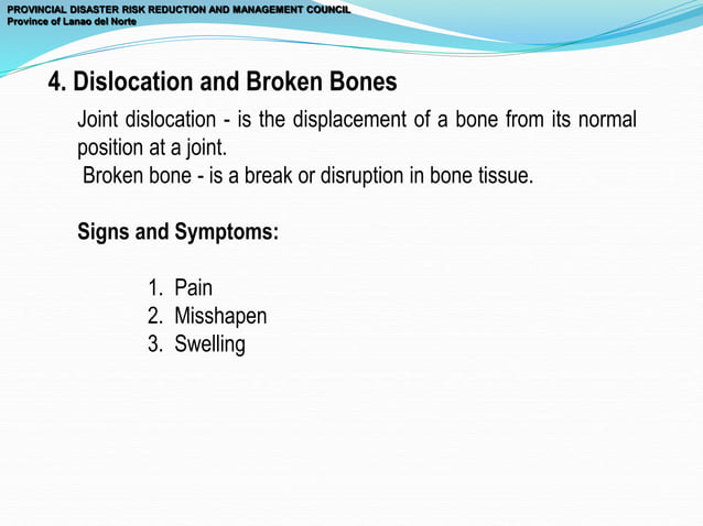 Module 5 Bone, Joints & Muscle Injuries.ppt | First Aid | Injuries