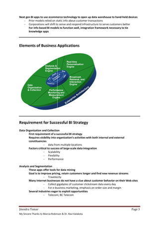 Module 5 business intelligence | PDF