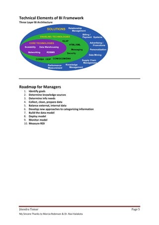 Module 5 business intelligence | PDF