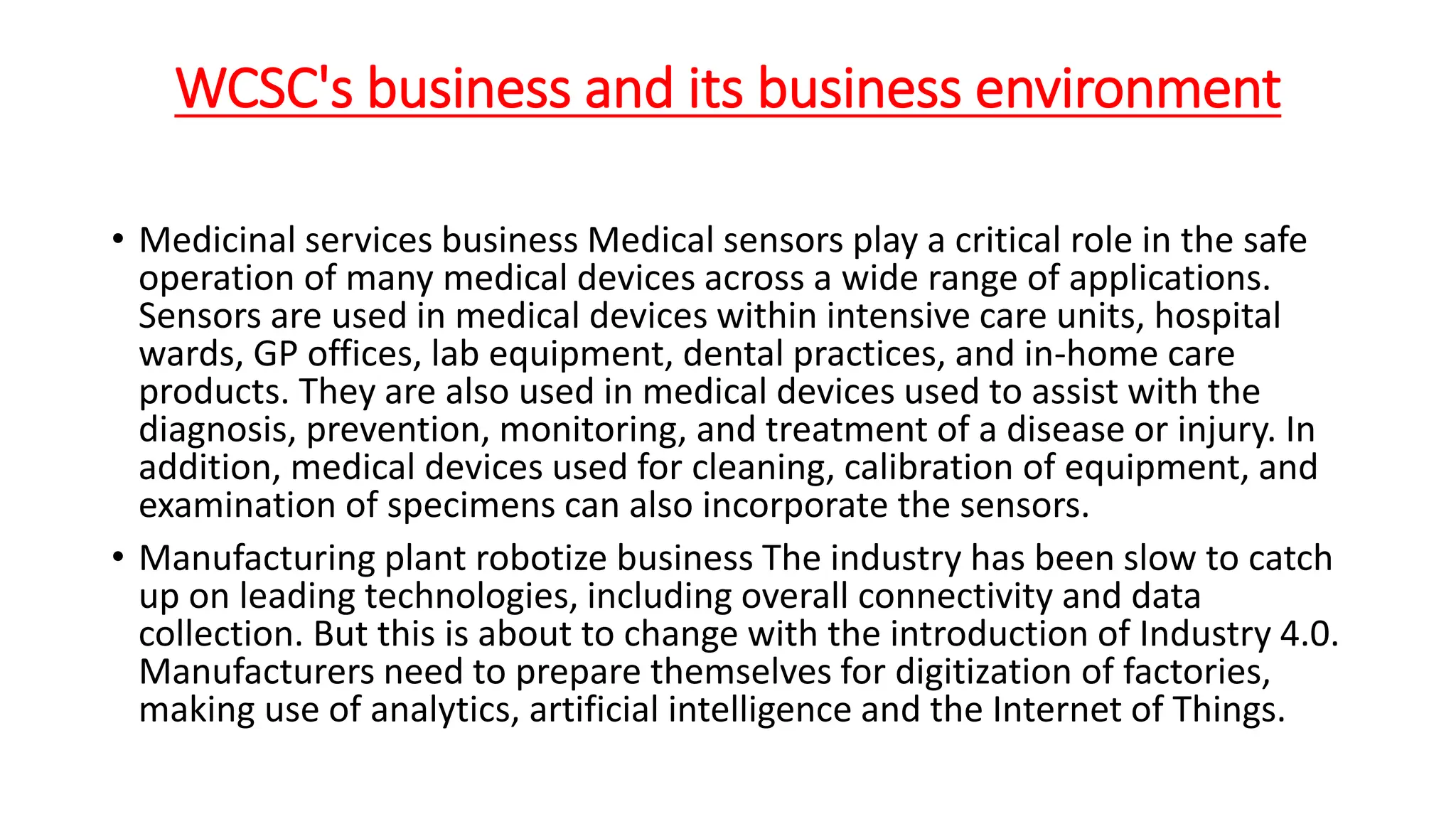 Module 5 CapstoneWorld Cloud Sensor Computing Inc. work into five ...