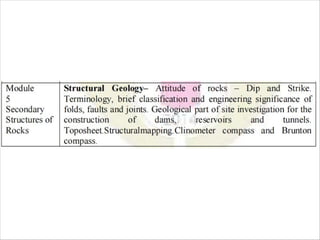 MODULE 5 CET 202 ENGINEERING GEOLOGY.pdf