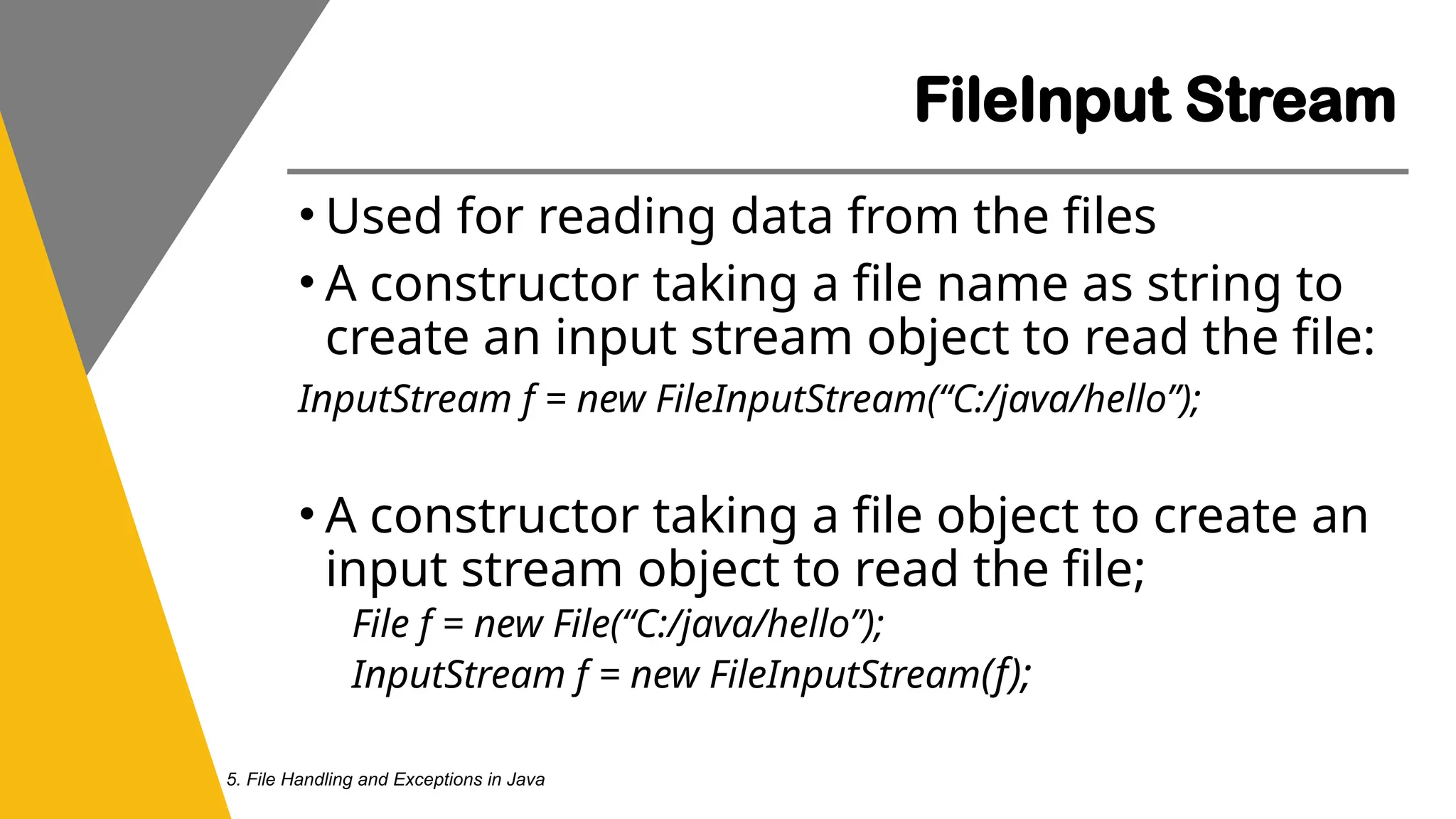 Module 5_Ch1 - File Handling And Exception.pptx