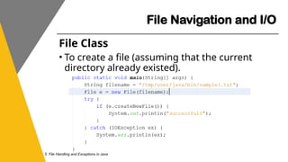 Module 5_Ch1 - File Handling And Exception.pptx