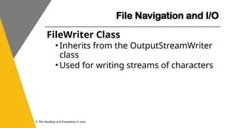 Module 5_Ch1 - File Handling And Exception.pptx