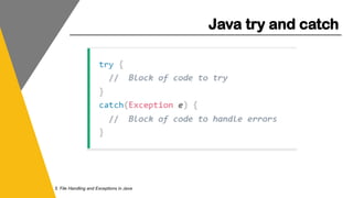 Module 5_Ch1 - File Handling And Exception.pptx