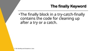 Module 5_Ch1 - File Handling And Exception.pptx