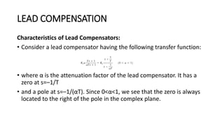 Module 5_Compensation Techniques in digital control system | PPTX