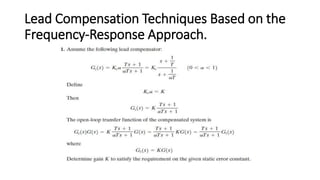 Module 5_Compensation Techniques in digital control system | PPTX