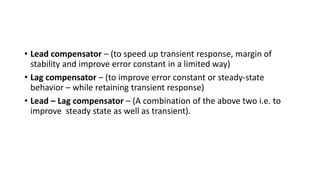 Module 5_Compensation Techniques in digital control system | PPTX