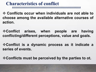 MODULE 5 CONFLICT MANAGEMENT FOR MANAGEMENT STUDIES | PPT