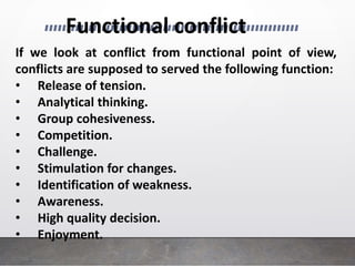 MODULE 5 CONFLICT MANAGEMENT FOR MANAGEMENT STUDIES | PPT