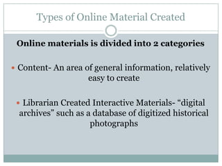 Module 5 creation of online materials new | PPTX