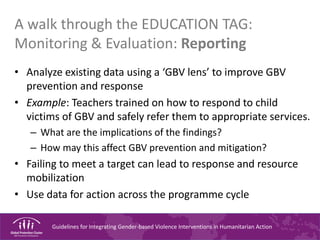Module 5: Thematic Areas: Integrating gender-based violence ...
