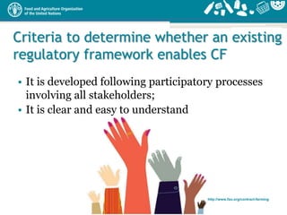 Module 5: How to foster and enabling environment for contract farming ...