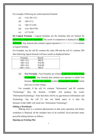 Module 5 entering data in worksheet | DOC | Chemistry | Science
